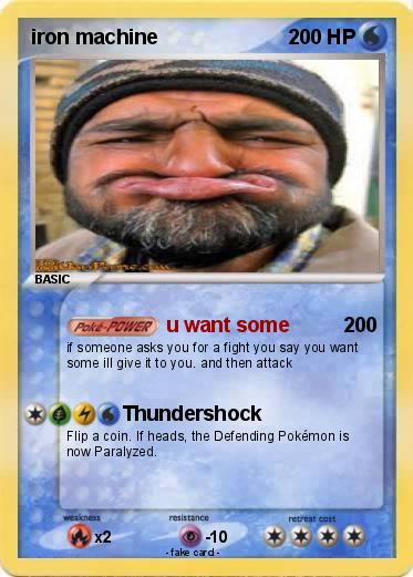 Pokémon iron machine 1 1 - u want some - My Pokemon Card