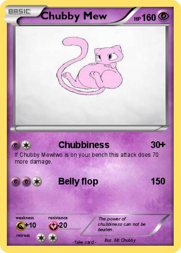 Pokémon Chubby Mew - Chubbiness - My Pokemon Card