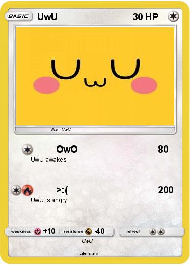 Pokémon UwU 41 41 - OwO - My Pokemon Card