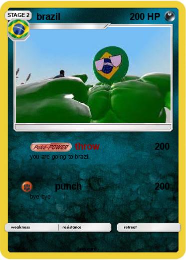 Pokémon brazil 45 45 - throw - My Pokemon Card