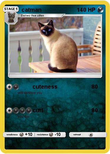 Pokémon catman 75 75 - cuteness - My Pokemon Card