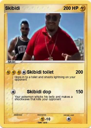 Pokémon Skibidi 344 344 - Skibidi toilet - My Pokemon Card
