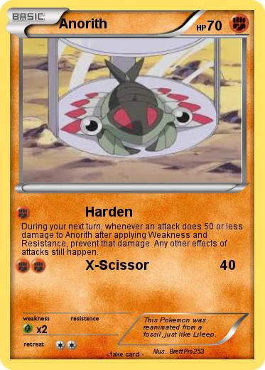 Pokémon Anorith 29 29 - Harden - My Pokemon Card