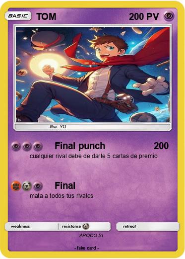 Pokémon TOM 2214 2214 - Final punch - Mi carta pokémon