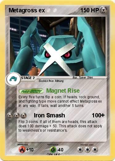 Pokémon Metagross ex 9 9 - Magnet Rise - My Pokemon Card