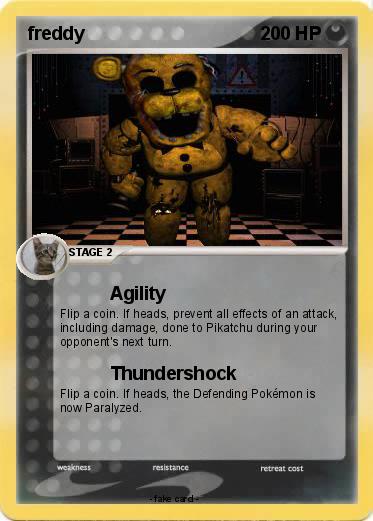 Pokémon freddy 3095 3095 - Agility - My Pokemon Card