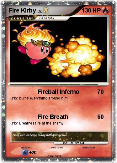 Pokémon Fire Kirby 231 231 - Fireball Inferno - My Pokemon Card