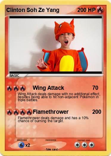 Pokémon Clinton Soh Ze Yang - Wing Attack - My Pokemon Card