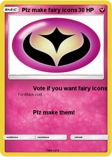 Pokémon Plz make fairy icons - Vote if you want fairy icons - My ...