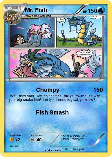 Pokémon Mr Fish 12 12 - Chompy - My Pokemon Card