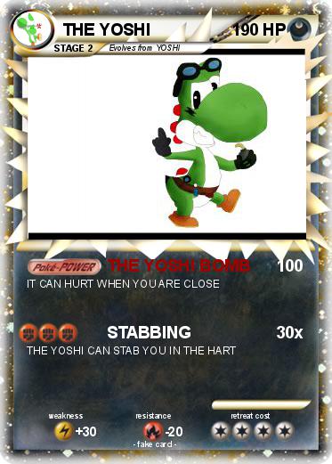 Pokémon THE YOSHI - THE YOSHI BOMB - My Pokemon Card