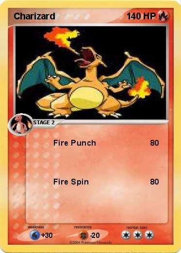 Pokémon Charizard 342 342 - Fire Punch - My Pokemon Card