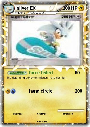 Pokémon silver EX 4 4 - force feiled - My Pokemon Card