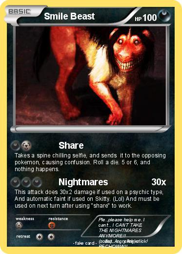 Pokémon Smile Beast - Share - My Pokemon Card