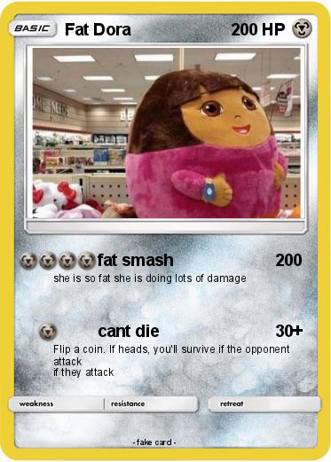 Pokémon Fat Dora 31 31 - fat smash - My Pokemon Card