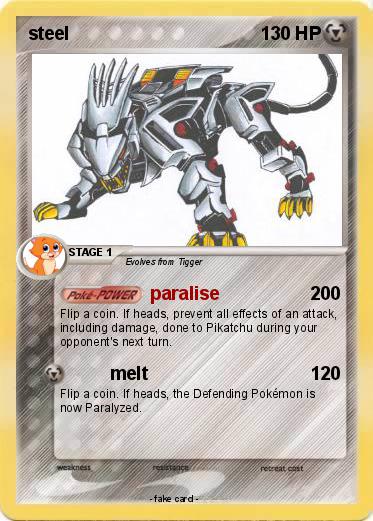 Pokémon steel 272 272 - paralise - My Pokemon Card