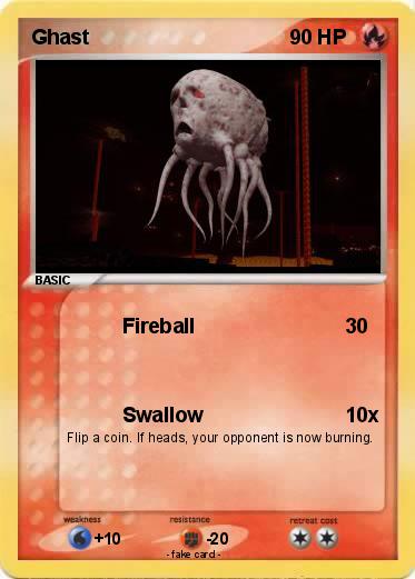 Pokémon Ghast 403 403 - Fireball - My Pokemon Card