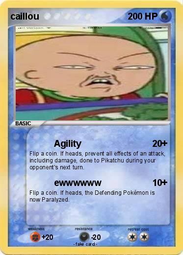 Pokémon caillou 313 313 - Agility - My Pokemon Card
