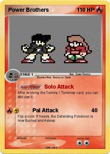 Pokémon Power Brothers - Solo Attack - My Pokemon Card