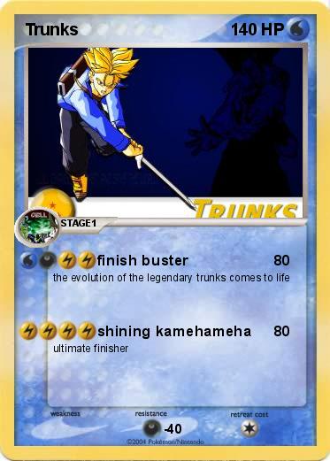 Pokémon Trunks 54 54 - finish buster - My Pokemon Card