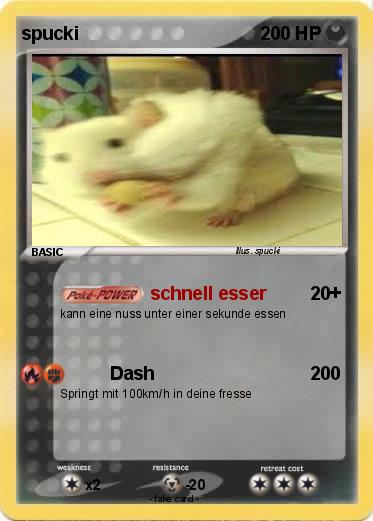 Pokémon spucki 1 1 - schnell esser - My Pokemon Card
