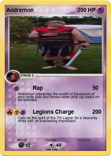 Pokémon Andremon 1 1 - Rap - My Pokemon Card