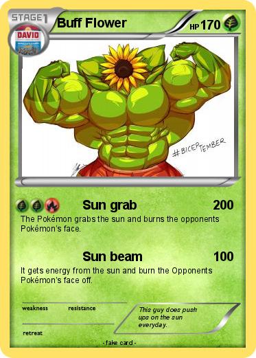 Pokémon Buff Flower - Sun grab - My Pokemon Card