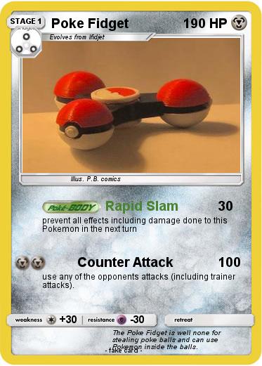Pokémon Poke Fidget - Rapid Slam - My Pokemon Card