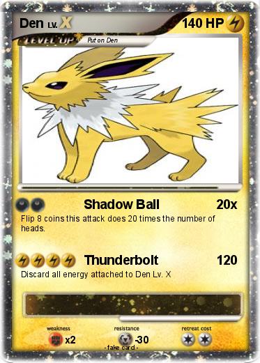 Pokémon Den 41 41 - Shadow Ball - My Pokemon Card