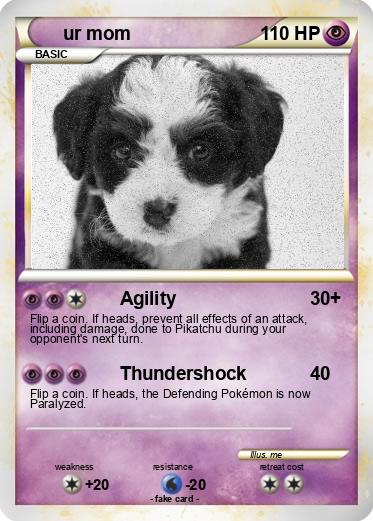 Pokémon ur mom 597 597 - Agility - My Pokemon Card