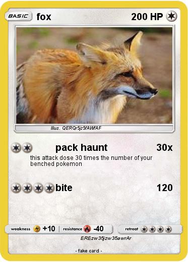 Pokémon fox 904 904 - pack haunt - My Pokemon Card
