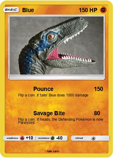 Pokémon Blue 4206 4206 - Pounce - My Pokemon Card
