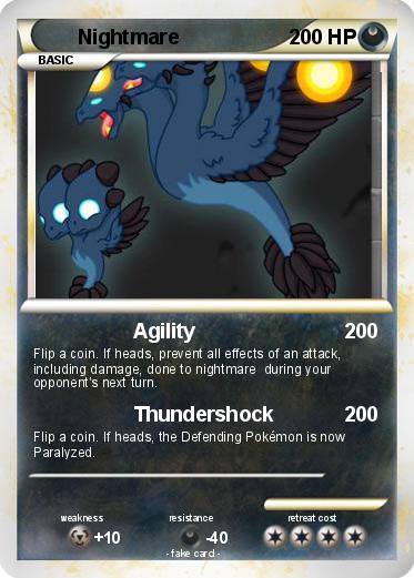 Pokémon Nightmare 1046 1046 - Agility - My Pokemon Card