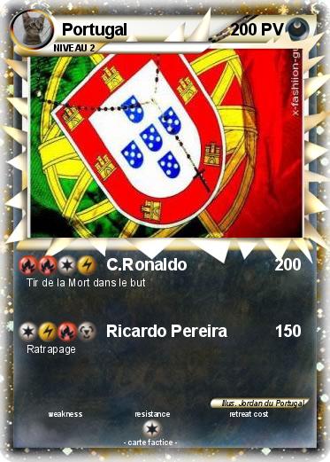 Pokémon Portugal 56 56 - C.Ronaldo - Ma carte Pokémon