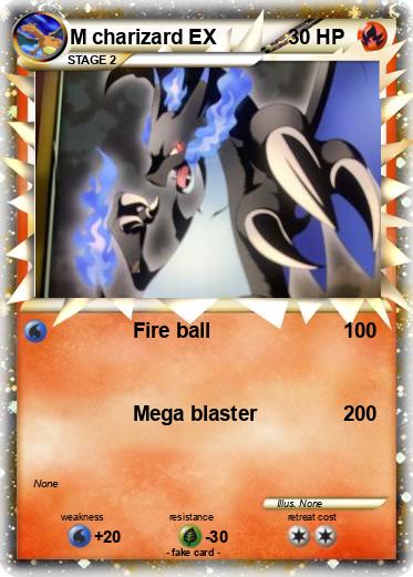 Pokémon M charizard EX 831 831 - Fire ball - My Pokemon Card