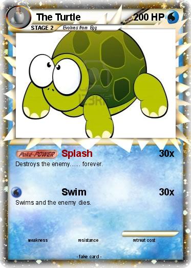Pokémon The Turtle 1 1 - Splash - My Pokemon Card