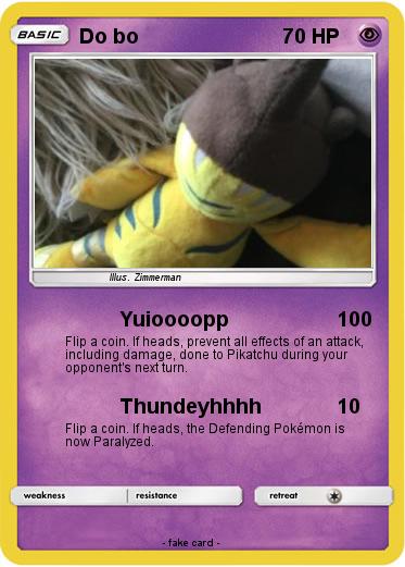 Pokémon Do bo - Yuioooopp - My Pokemon Card