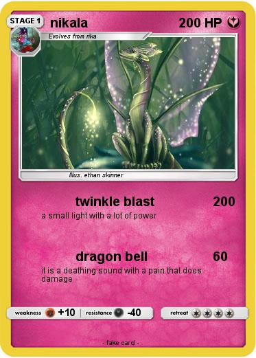 Pokémon nikala 1 1 - twinkle blast - My Pokemon Card