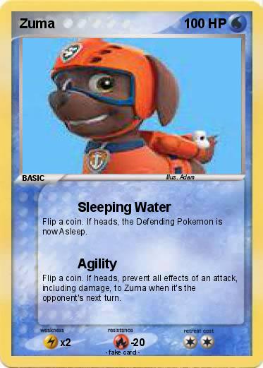 Pokémon Zuma 13 13 - Sleeping Water - My Pokemon Card