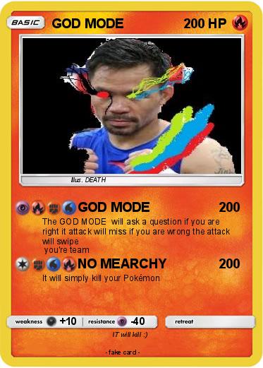 Pokémon GOD MODE 11 11 - GOD MODE - My Pokemon Card