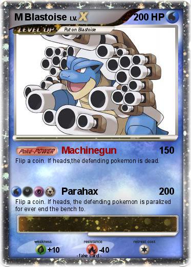 Pokémon M Blastoise 233 233 - Machinegun - My Pokemon Card