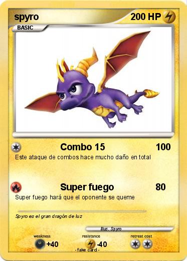 Pokémon spyro 777 777 - Combo 15 - My Pokemon Card