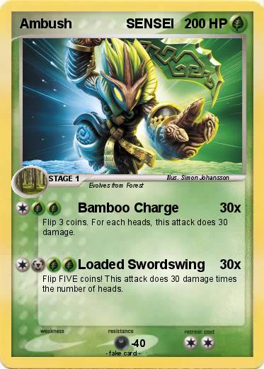 Pokémon Ambush SENSEI - Bamboo Charge - My Pokemon Card