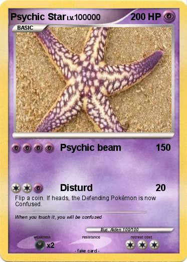 Pokémon Psychic Star - Psychic beam - My Pokemon Card