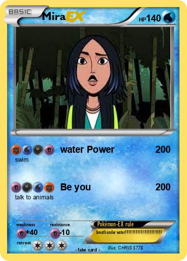 Pokémon Mira 58 58 - water Power - My Pokemon Card