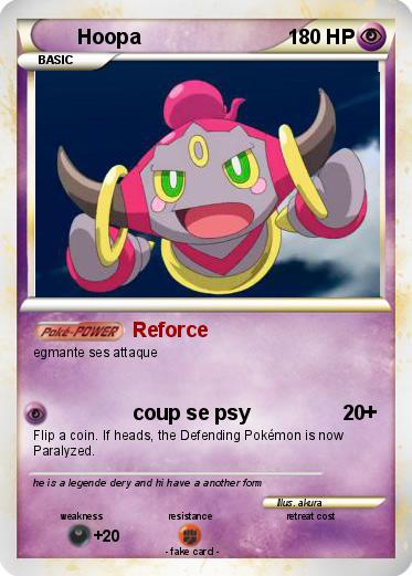 Pokémon Hoopa 417 417 - Reforce - My Pokemon Card