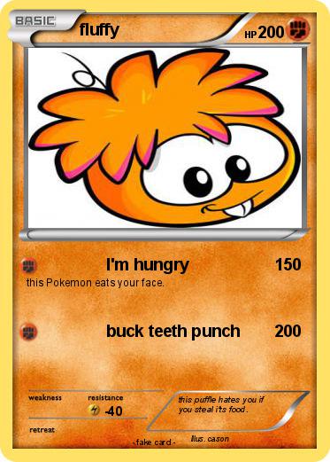Pokémon fluffy 657 657 - I'm hungry - My Pokemon Card
