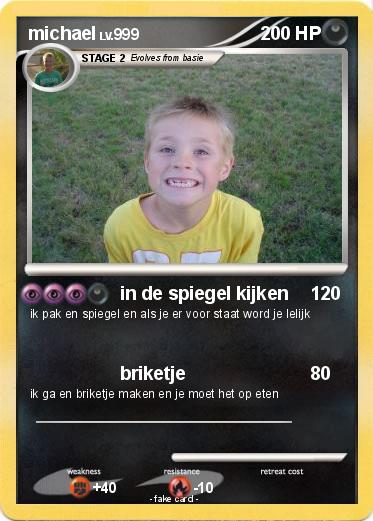 Pokémon michael 1948 1948 - in de spiegel kijken - My Pokemon Card