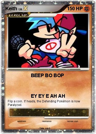 Pokémon Keith 117 117 - BEEP BO BOP - My Pokemon Card
