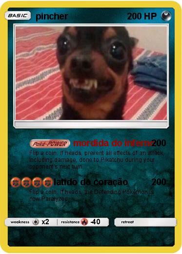 Pokémon pincher 8 8 - mordida do inferno - My Pokemon Card